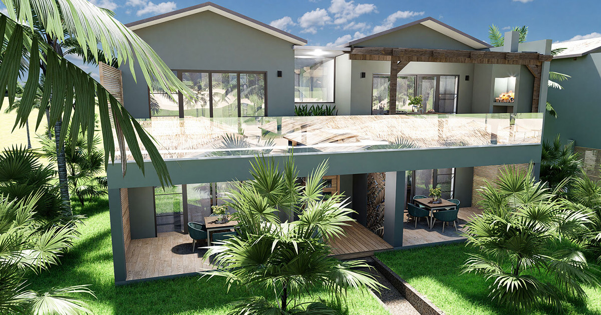 Three Bedroom Duplex with Balcony | San Martinho Beach Club | Bilene ...